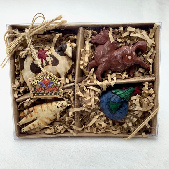 Jim Shore | Holiday | Vintage 202 Jim Shore Heartwood Creek Farm Animal ...